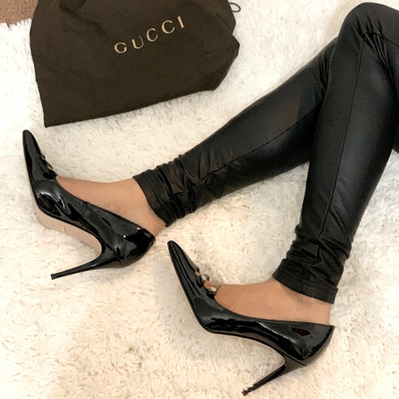 Gucci | Shoes | Gucci Pumps Very Gently Used Size 37 Black Were ...